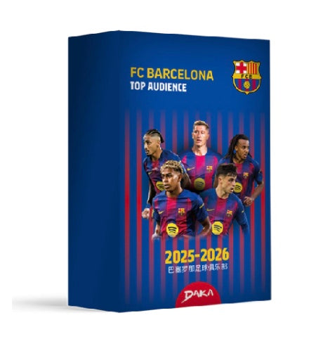 Daka Barcelona Top Audience 2026 Display Card Box Sealed – FoxDropStore